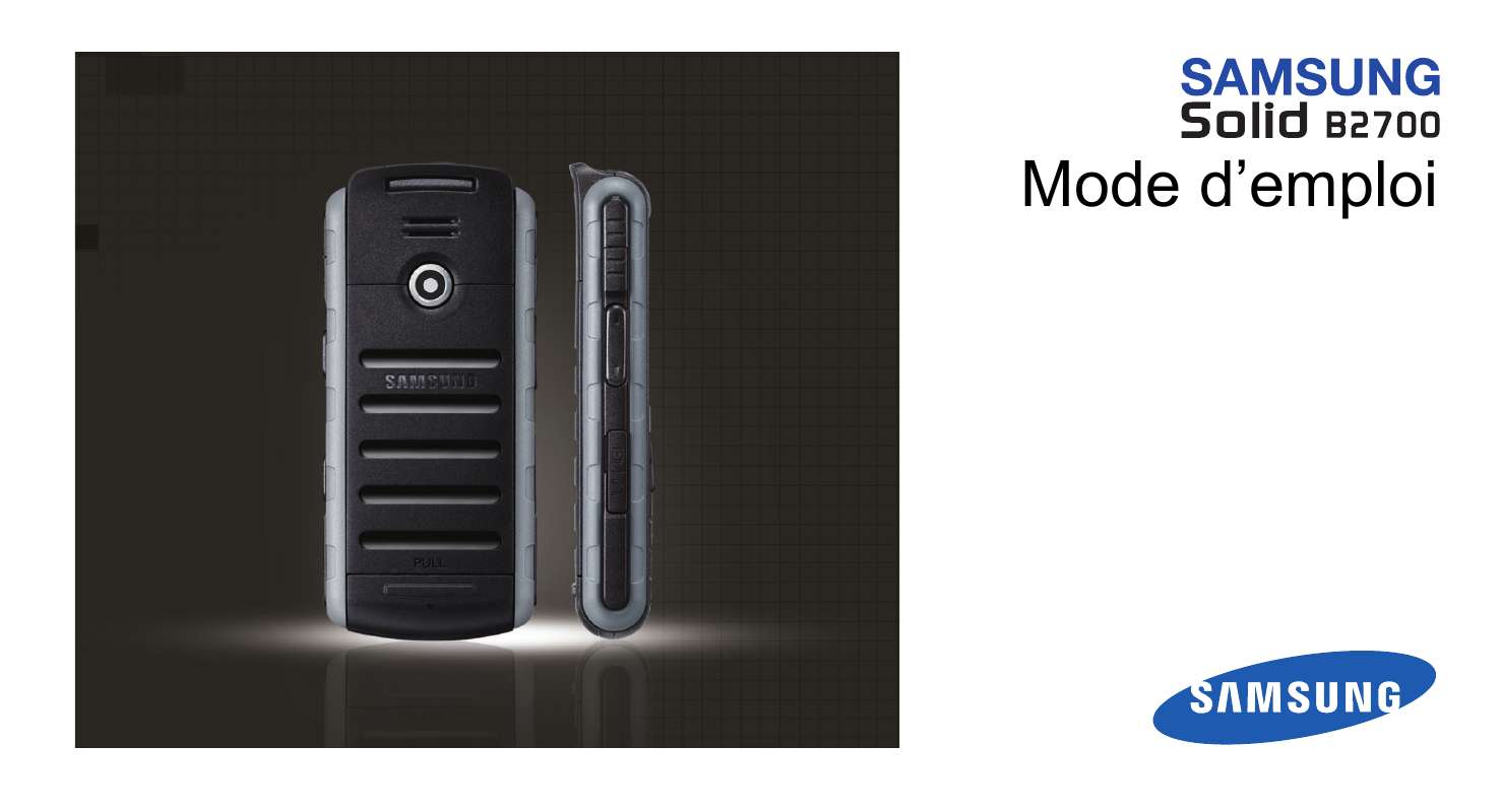 Notice SAMSUNG SOLID B2700 - téléphone portable Trouver une solution à ...