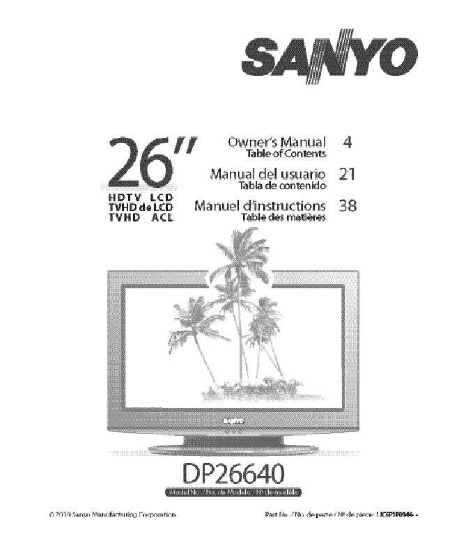 Notice SANYO DP26640 - action cam Trouver une solution à un problème ...