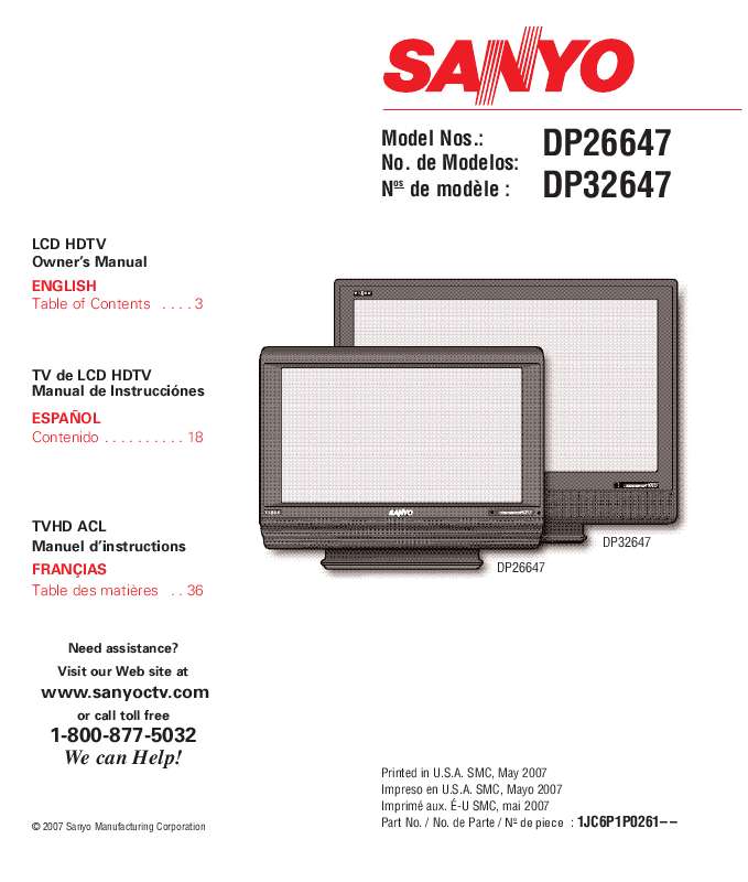 Notice SANYO DP32647 - action cam Trouver une solution à un problème ...