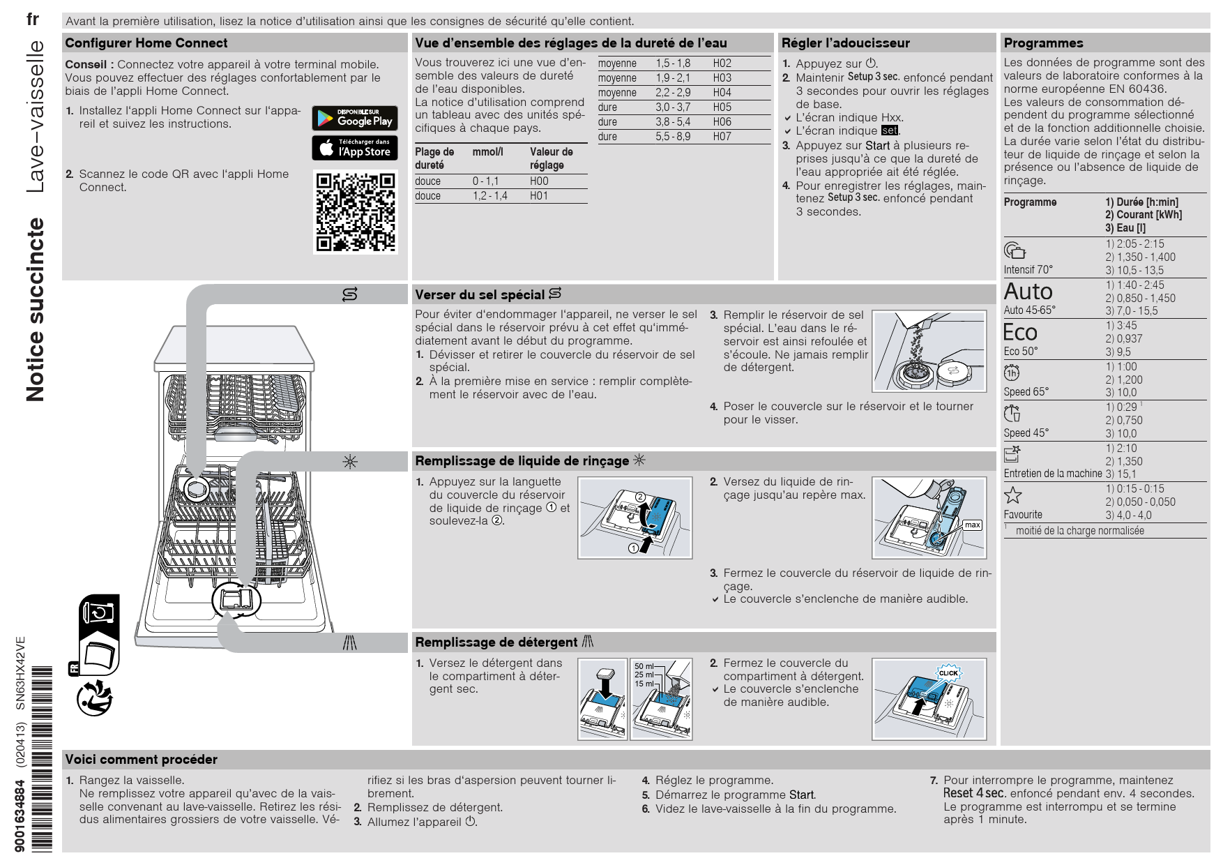 Lave Vaisselle Siemens Encastrable Mode Demploi