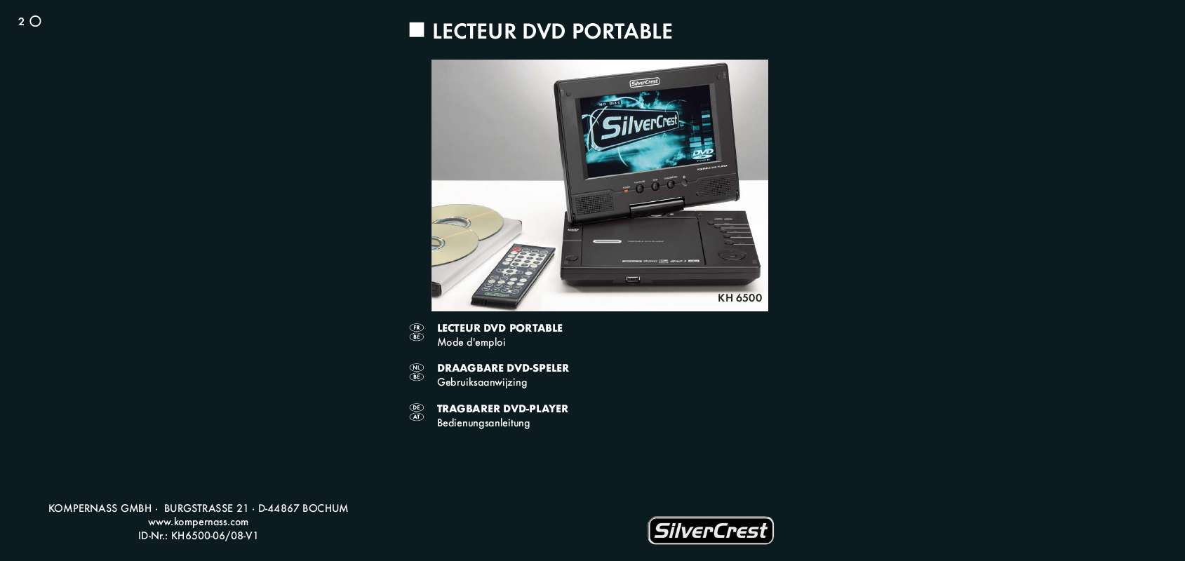 Notice SILVERCREST KH 6500 MOBILE DVD-PLAYER - Trouver une solution à ...