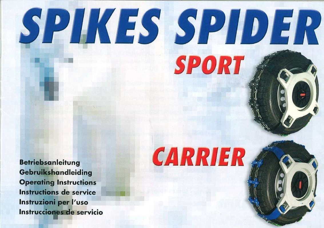 Notice SPIKES SPIDER SPORT - voiture Trouver une solution à un problème ...