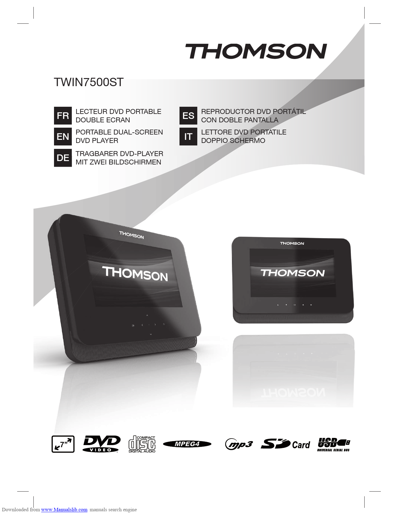 Notice THOMSON TWIN7500ST - lecteur dvd Trouver une solution à un problème THOMSON TWIN7500ST ...