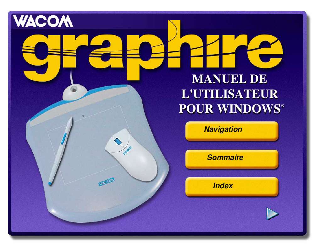 Notice WACOM GRAPHIRE - Trouver une solution à un problème WACOM ...