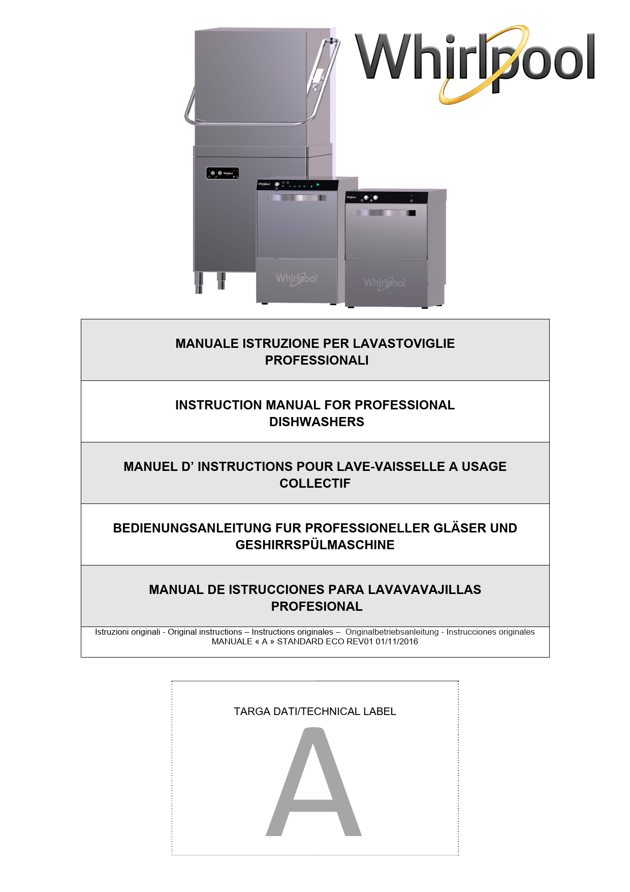 Notice Lavevaisselle Whirlpool Encastrable