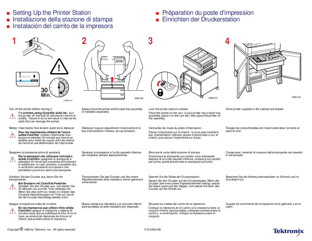 Notice XEROX PHASER 750 - imprimante laser Trouver une solution à un problème XEROX PHASER 750 ...