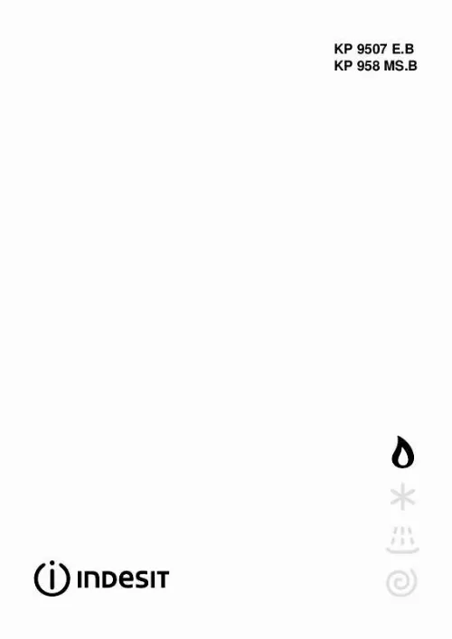 Notice four INDESIT KP 9507 E.B Trouver une solution à un problème ...